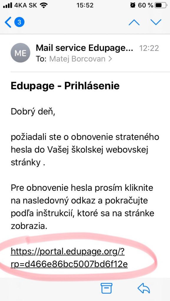 EduPage – Evanjelická spojená škola