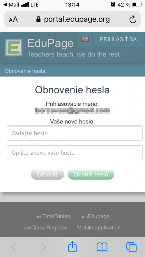 EduPage – Evanjelická spojená škola